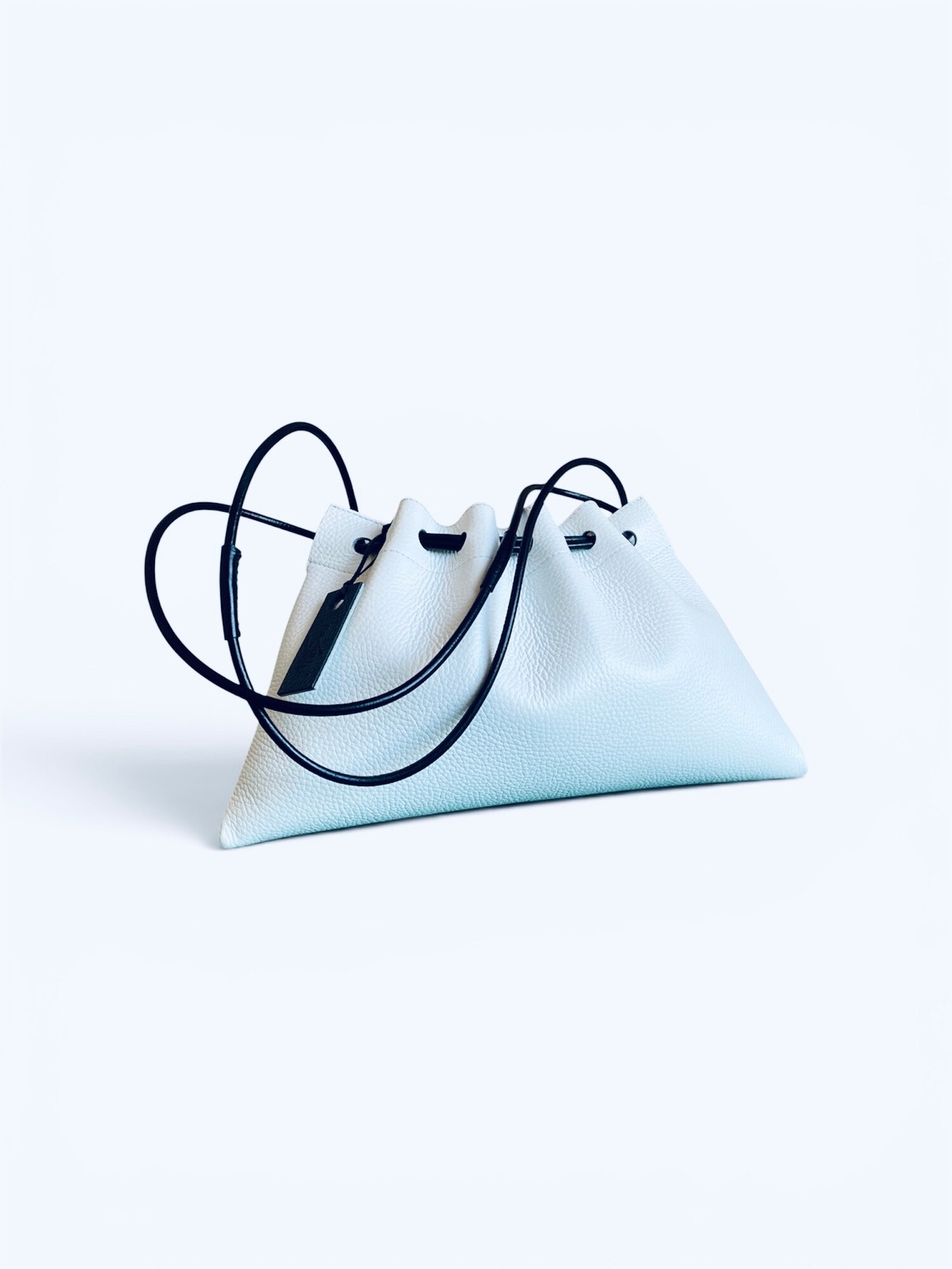 Сумка багет MACSON №1 baguette bag white