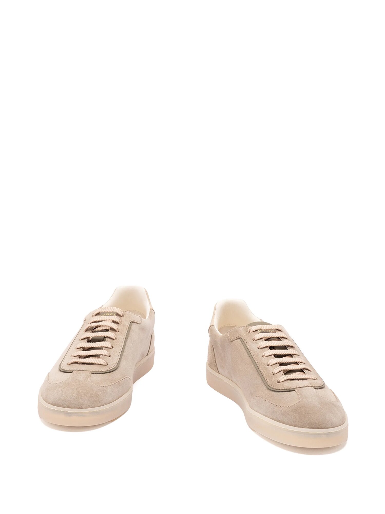Кроссовки BRUNELLO CUCINELLI Suede panelled sneakers, размер 40, разноцветный — фото 1