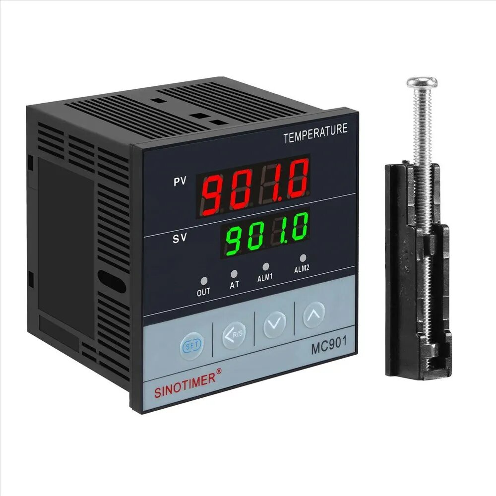 SINOTIMER MC901 Цифровой водонепроницаемый ПИД-регулятор температуры K Тип PT100 Вход