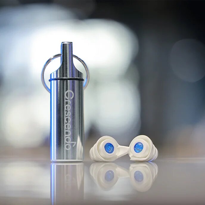 Беруши Dynamic Ear Company "Crescendo", шумоподавление 17дБ, два акустических фильтра, кейс