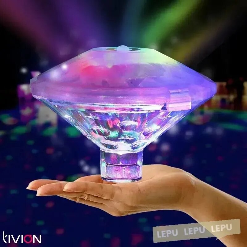 Аквадискотека TIVION подсветка для бассейна, игрушка для ванны