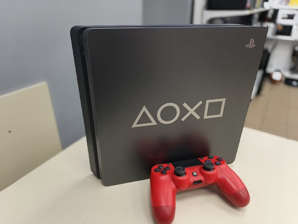 Игровая приставка Sony PlayStation 4 Slim 1Tb, Black, ps4, пс4 Б/У Уценка