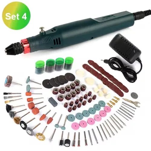Мини-дрель дутооfree 12В 24Вт Set 4-361PCS