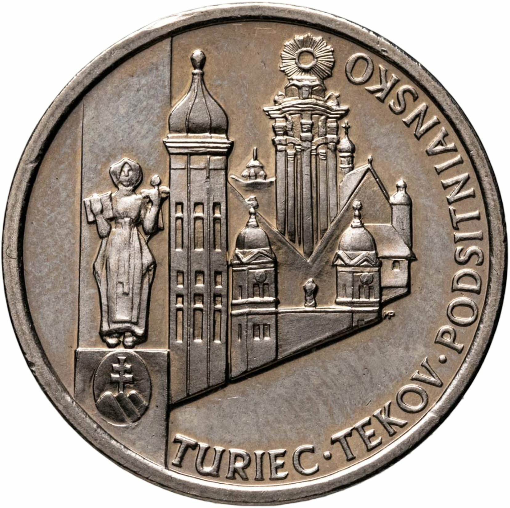 Жетон Словакии "Теков, Турьец и Подситнянско" 2012