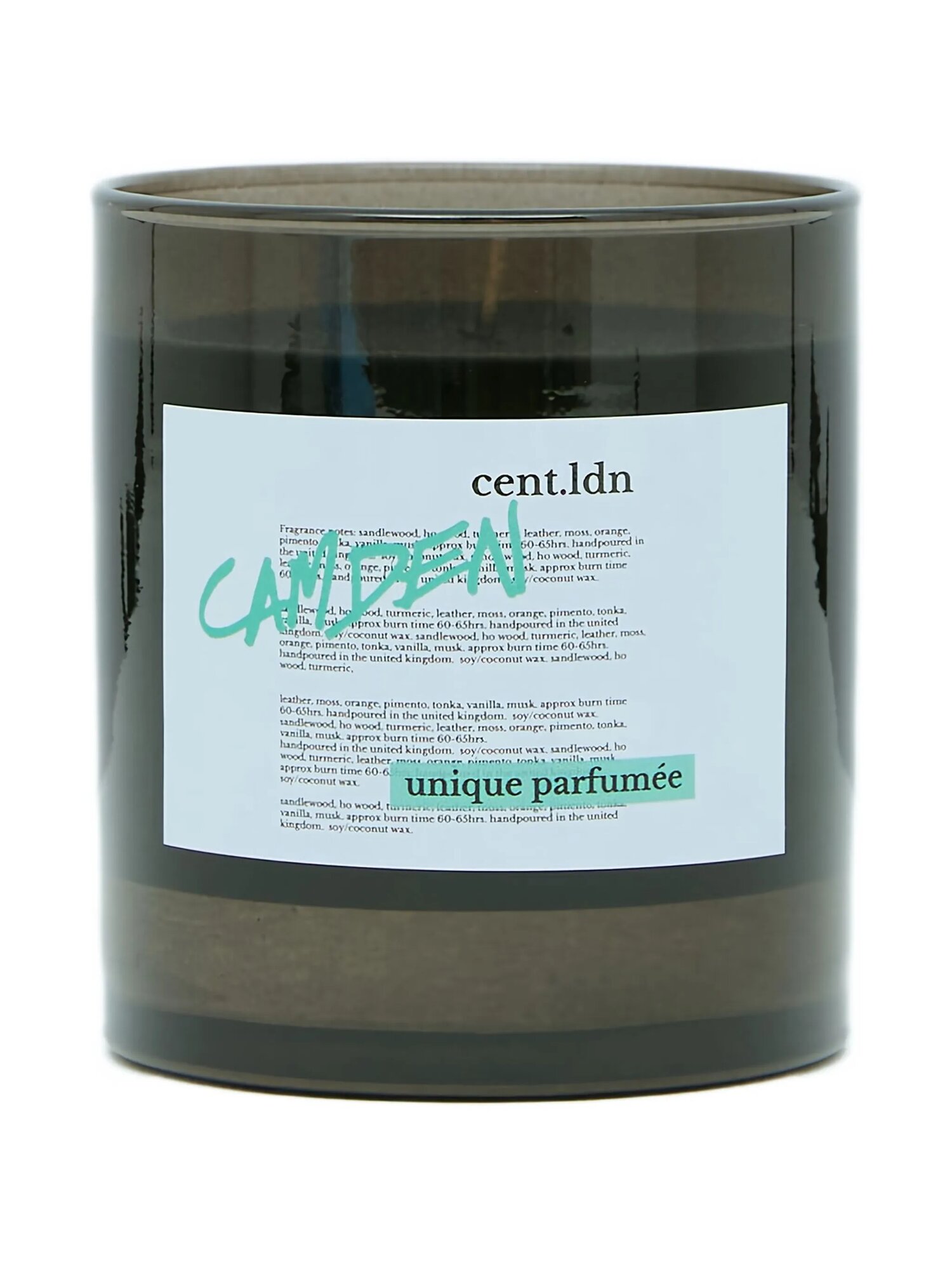 Ароматическая свеча Camden (300 г), OneSize , черный/серый металик