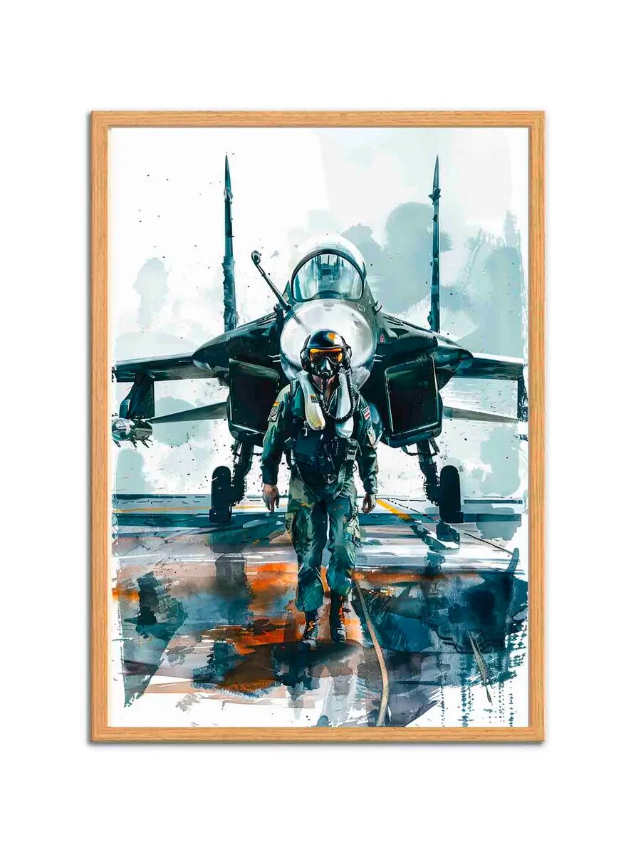 Птица-фрегат-птица-пилот 5, Плакат 30x42см
