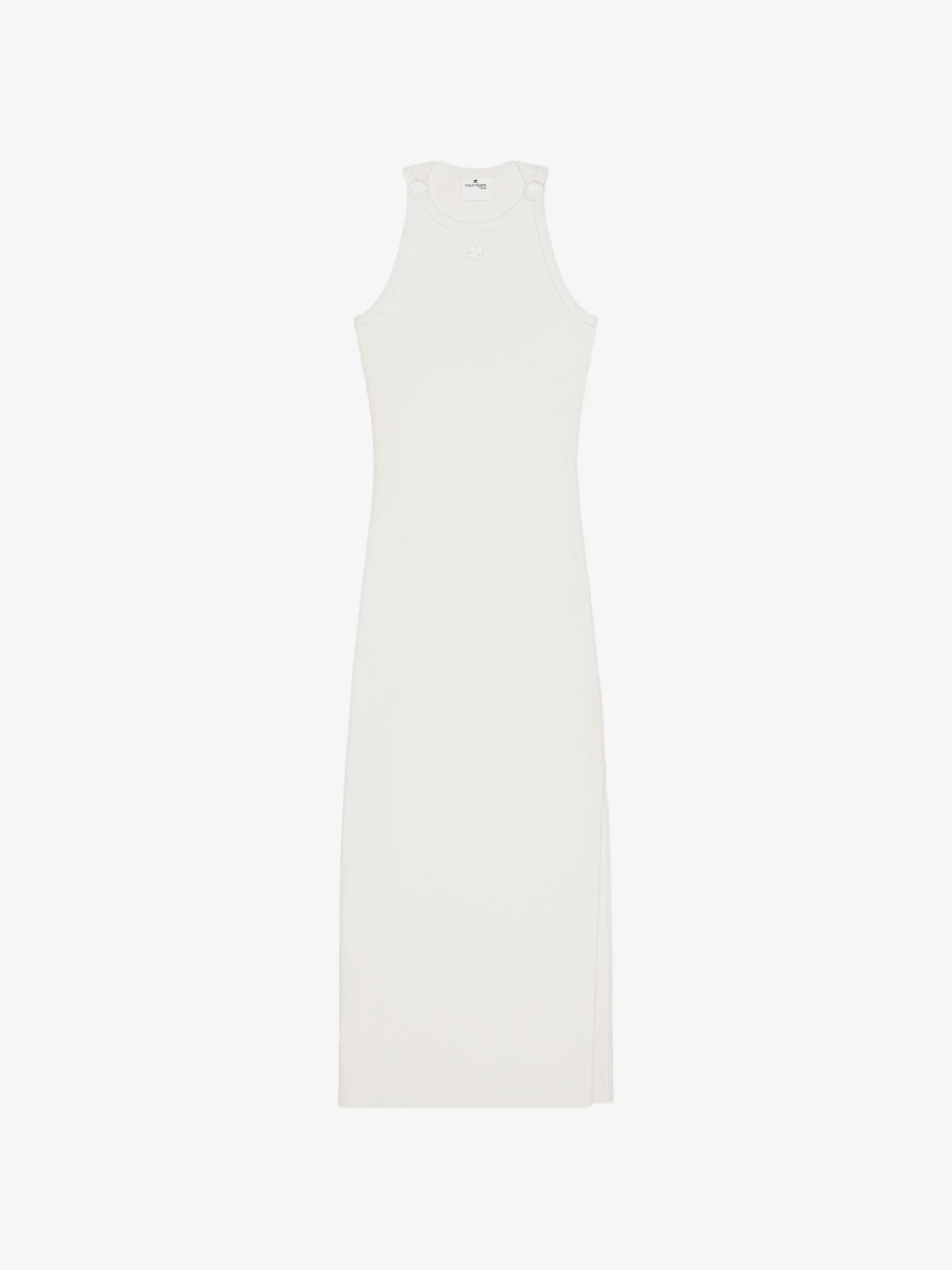 Платье Buckle-detail ribbed-knit midi dress