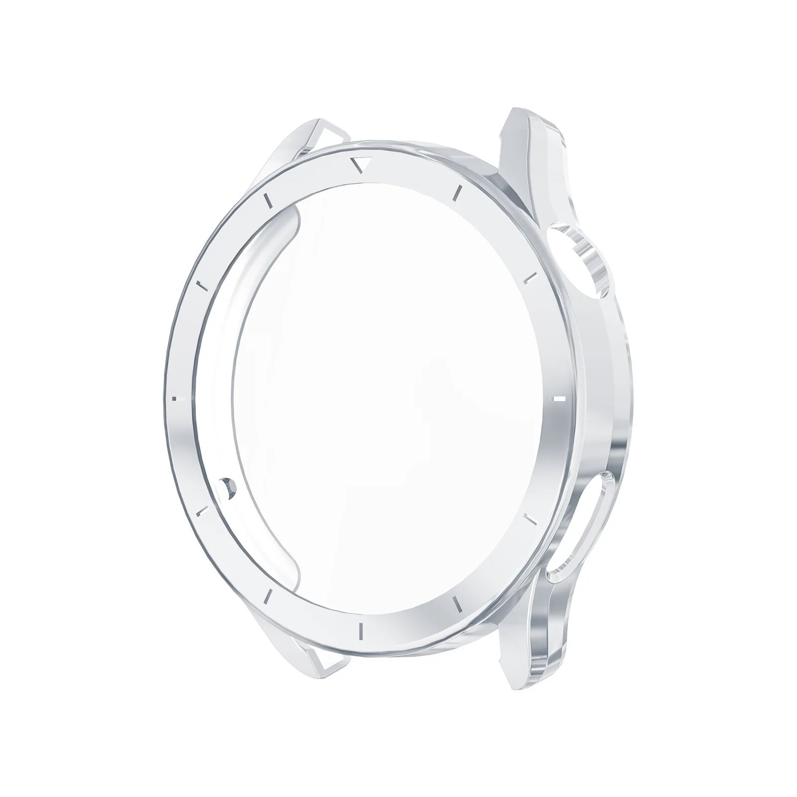 Чехол OUIO для Xiaomi Watch S5 Белый, Silver