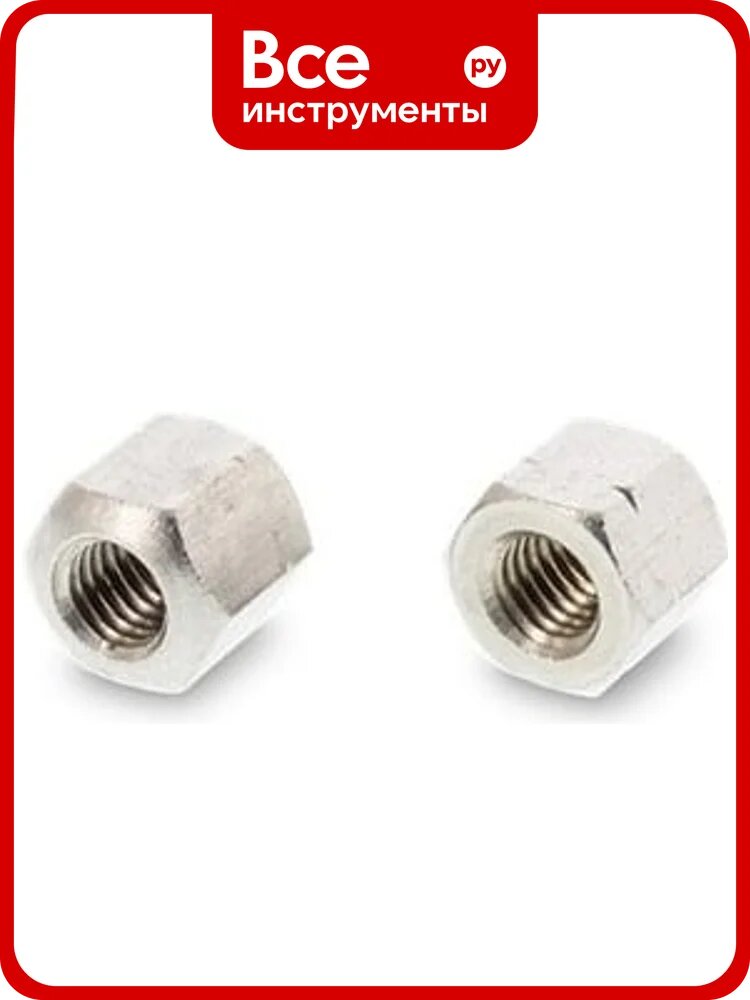 Высокая гайка ЦКИ 1,5d DIN 6330 B М16 10 Ц SW24, 5 шт. 33635