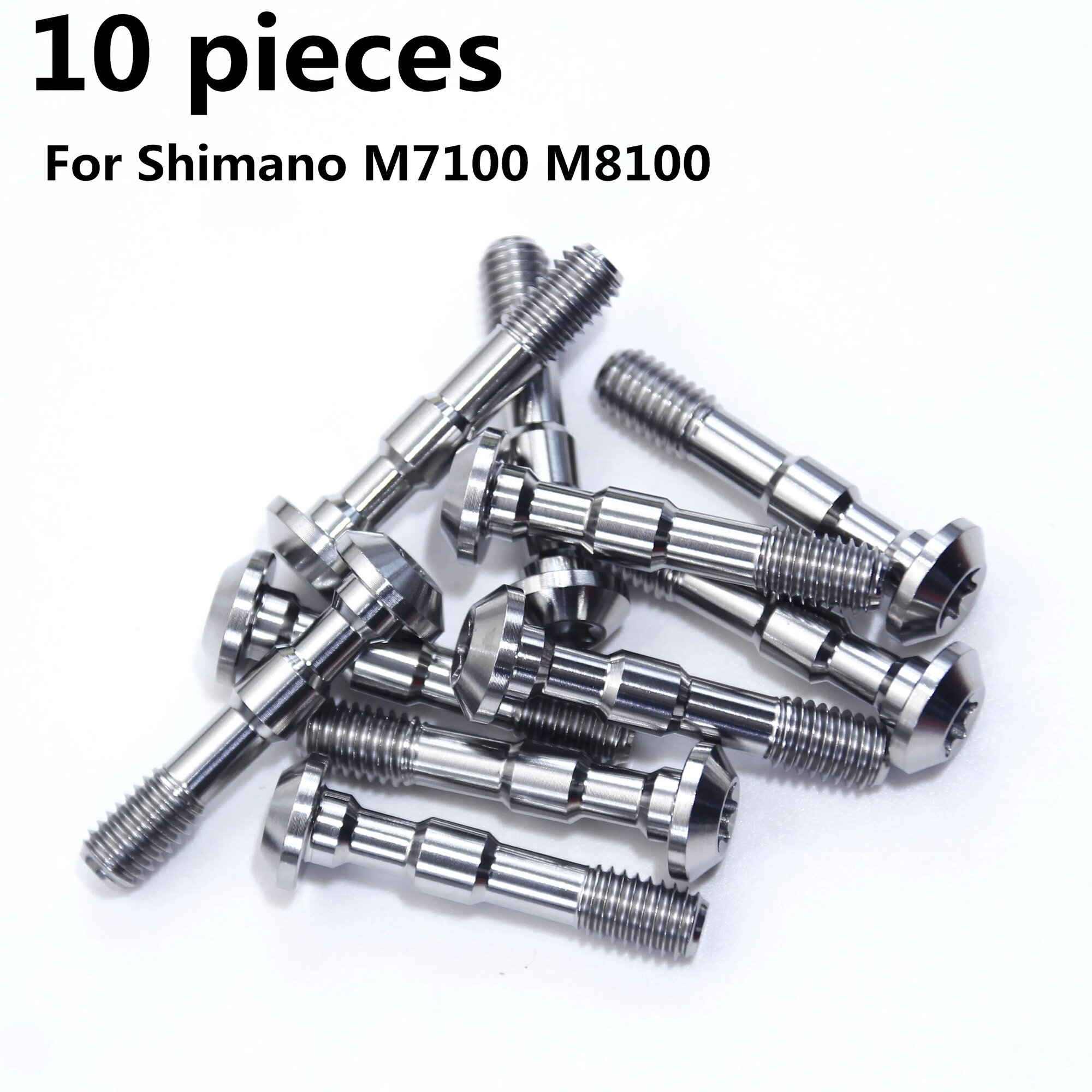 Титановые болты для Shimano M7100 M8100, серебряные