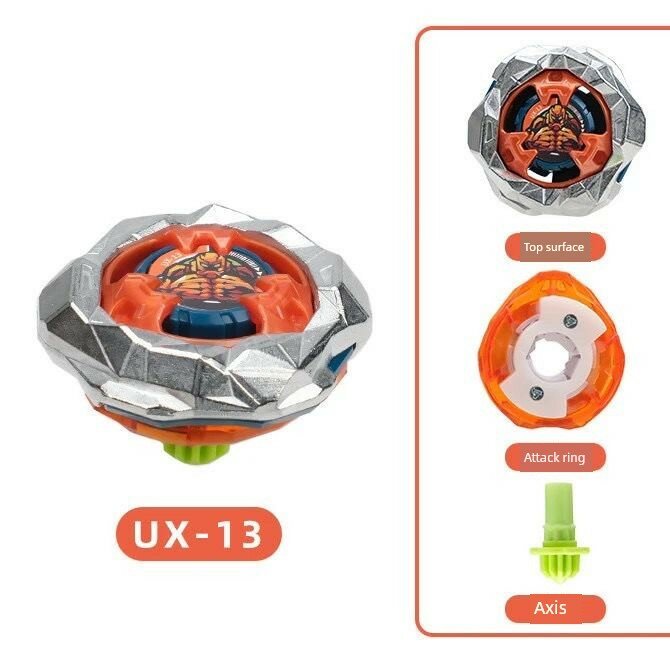 Алюминиевый вращающийся топ UX-13 для битв, одиночная игрушка для мальчиков