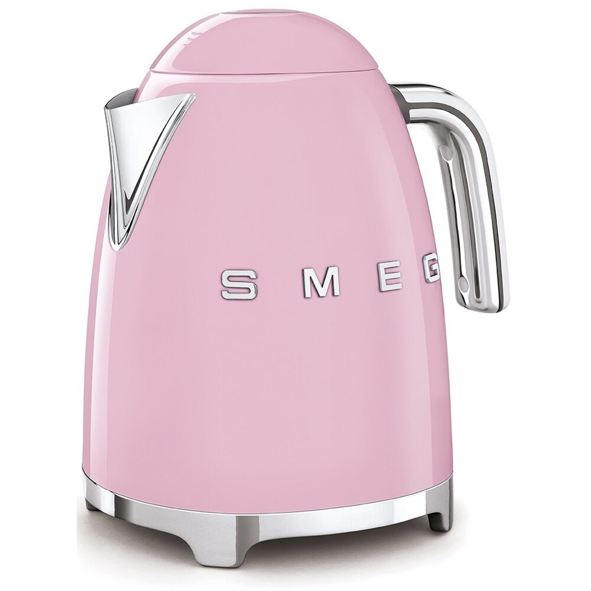 Чайник Smeg KLF03PKEU, 2400 Вт, 1,7 л, дисковый нагреватель, металл, цвет розовый