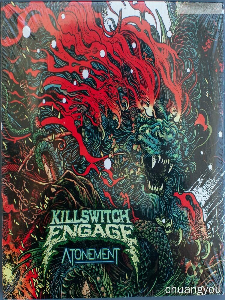 Аудио CD Killswitch Engage - Atonement, яркая обложка с дизайном дракона, импорт из Европы, диск, для коллекционеров