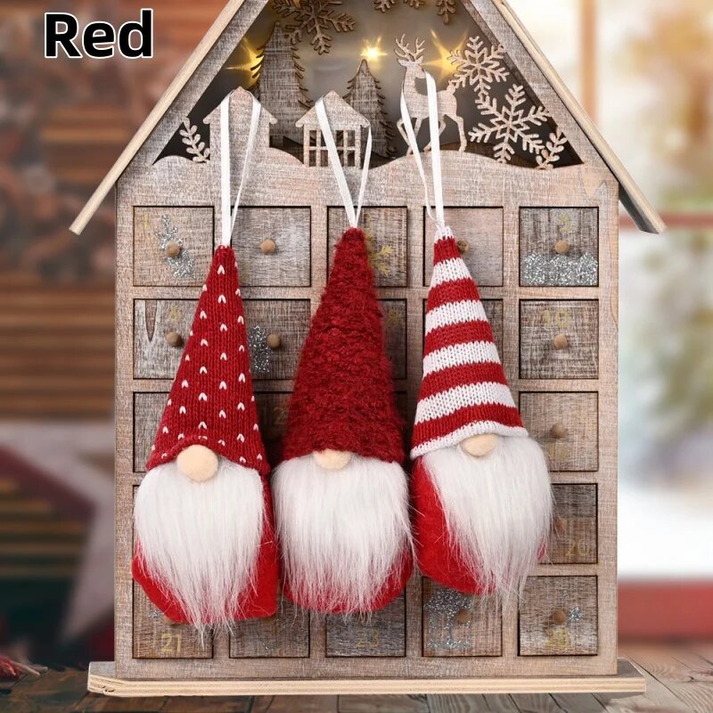 Рождественский гном 3 шт. Red-3PCS