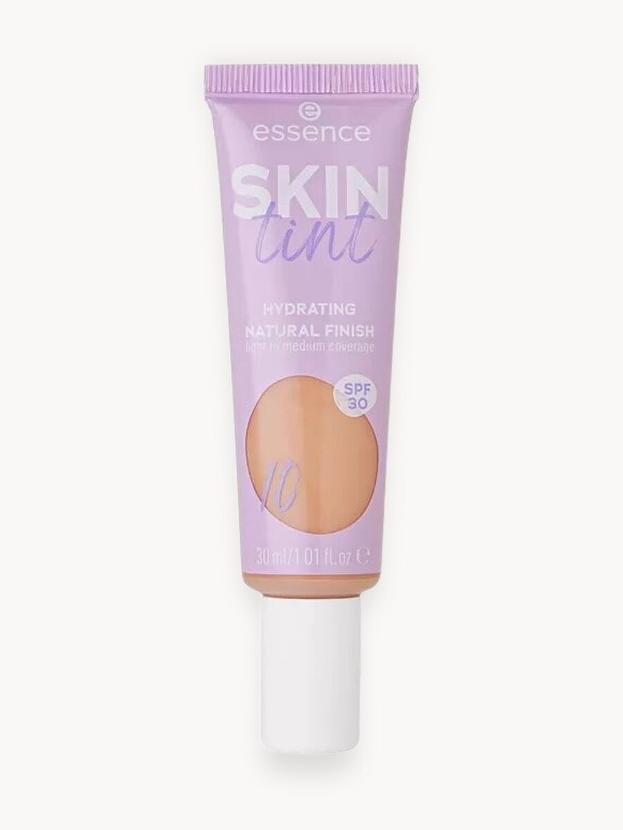 Основа тональная ESSENCE SKIN TINT, SPF 30, тон 10, увлажняющая