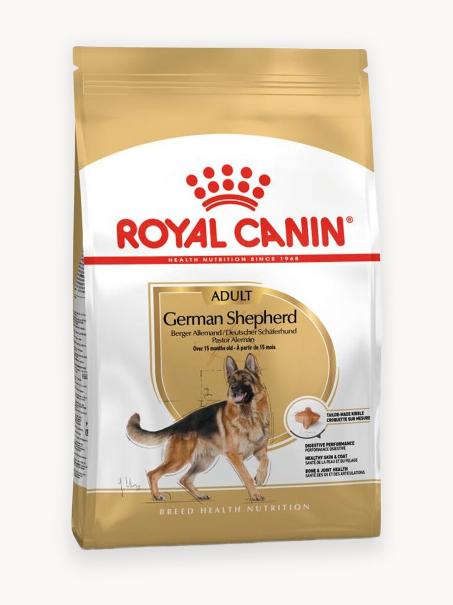 Сухой корм для собак Royal Canin Adult для породы немецкая овчарка, 3 кг