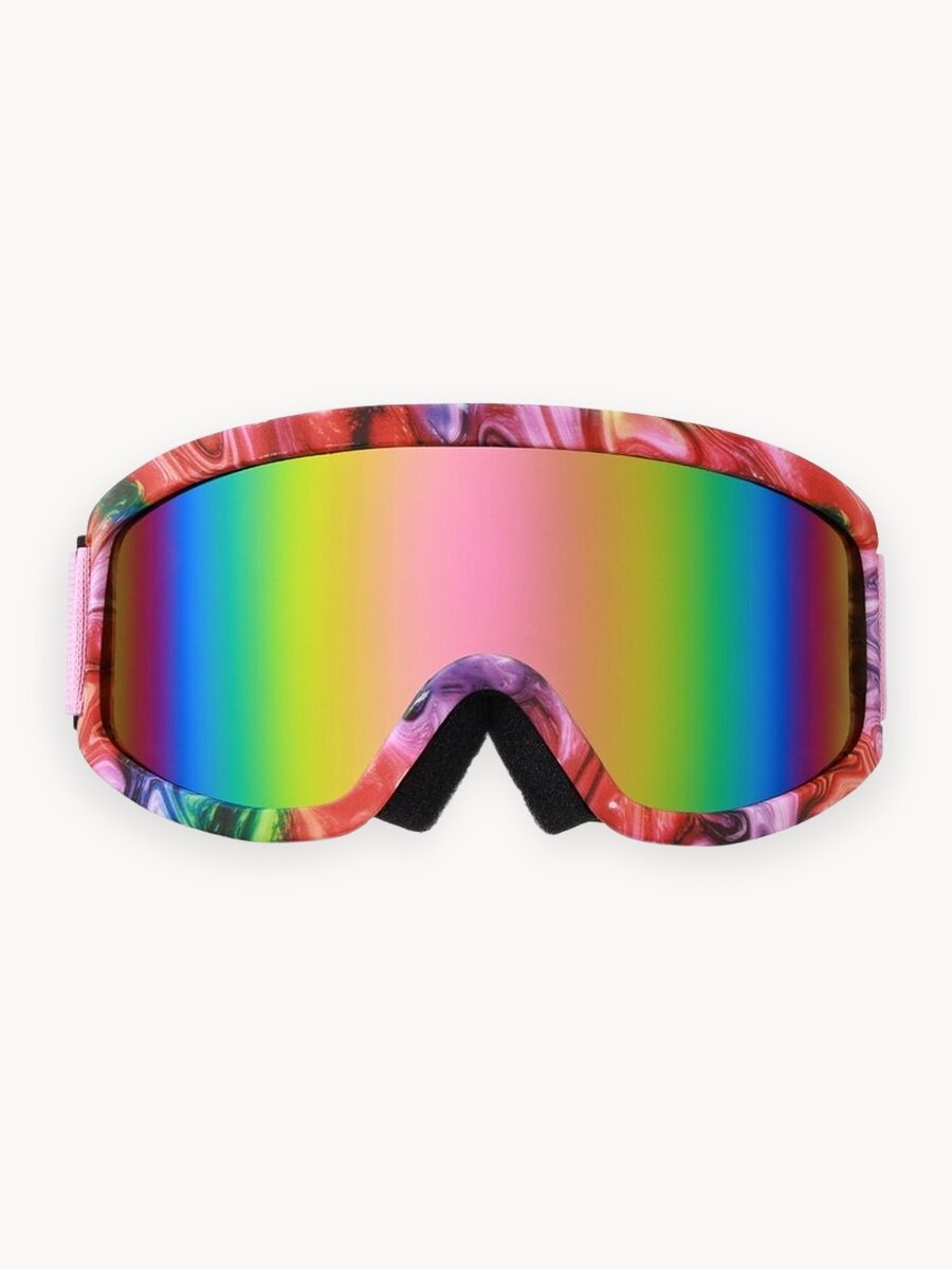 Очки спортивные, сноубордические, маска горнолыжная 12.8×8.6 см, переносица 2.4 см