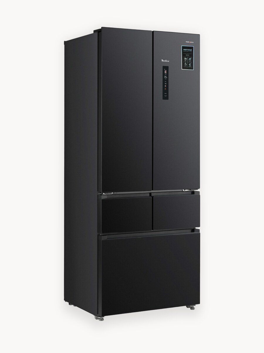 Многокамерный холодильник Tesler RFD-427BI GRAPHITE No frost, темно-серый