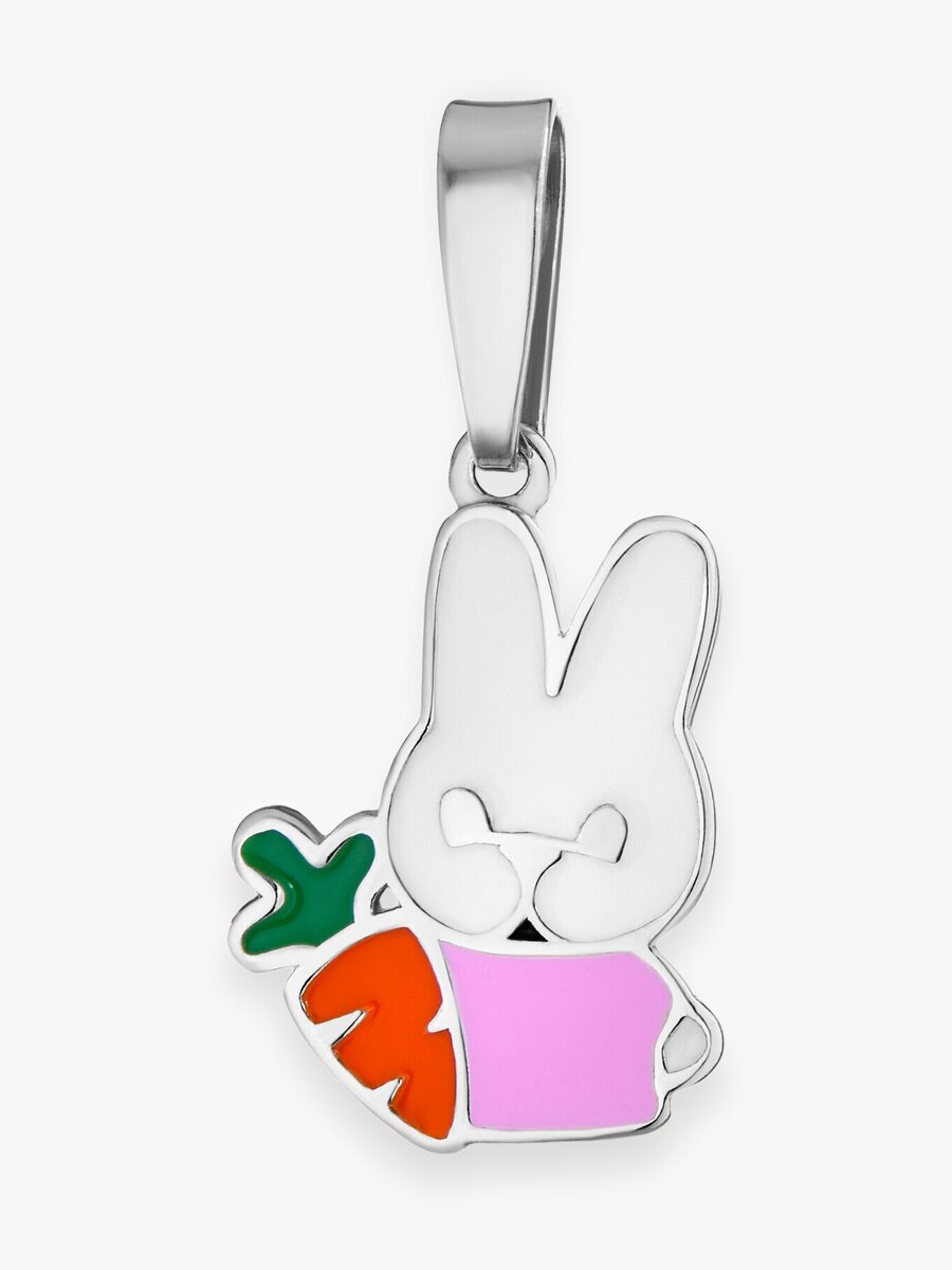 Подвеска, серебро, 925 проба, родирование, эмаль