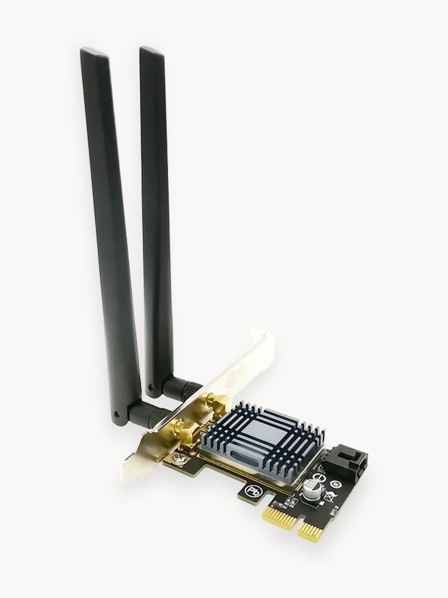Wi-Fi PCI-E Адаптер WTXUP TX-5B22, 2.4/5 ГГц, 600 Мбит/сек, Bluetooth 4.0, Сетевая Карта для ПК, для Компьютера