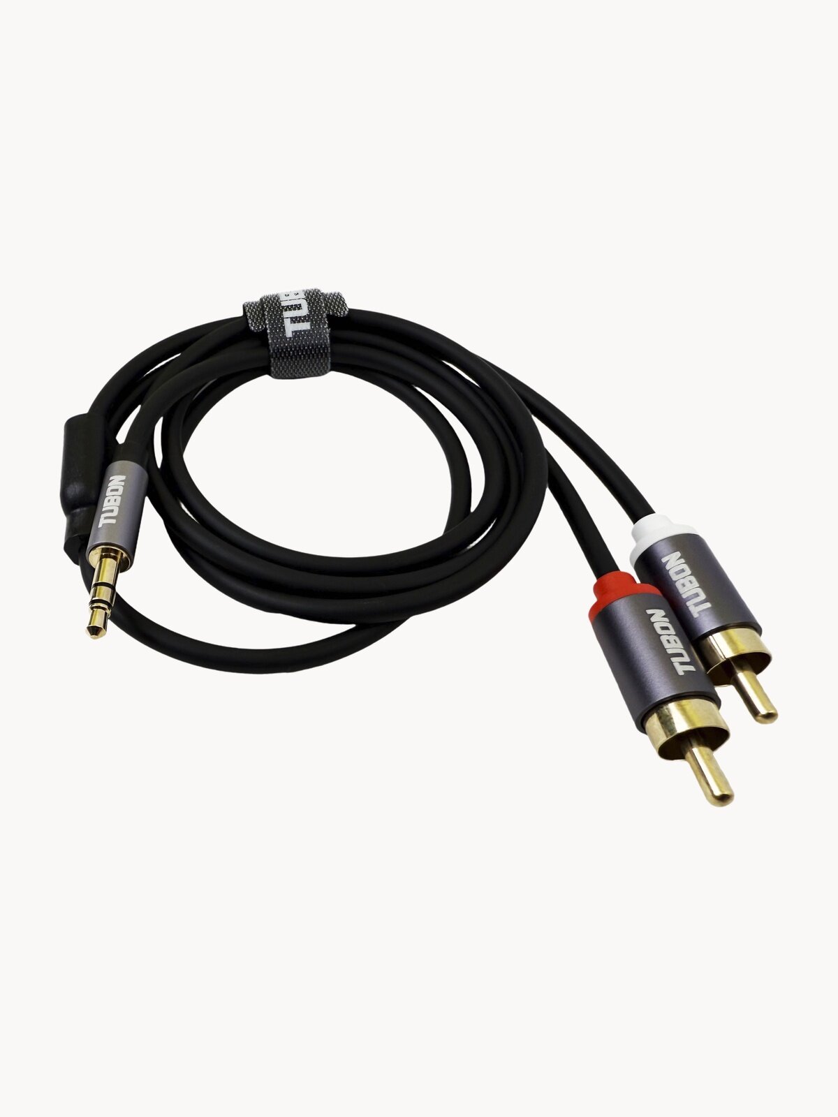 Кабель TUBON Аудио 3.5 мм mini jack (M) - 2 x RCA (M) MJ2R003 1.5м