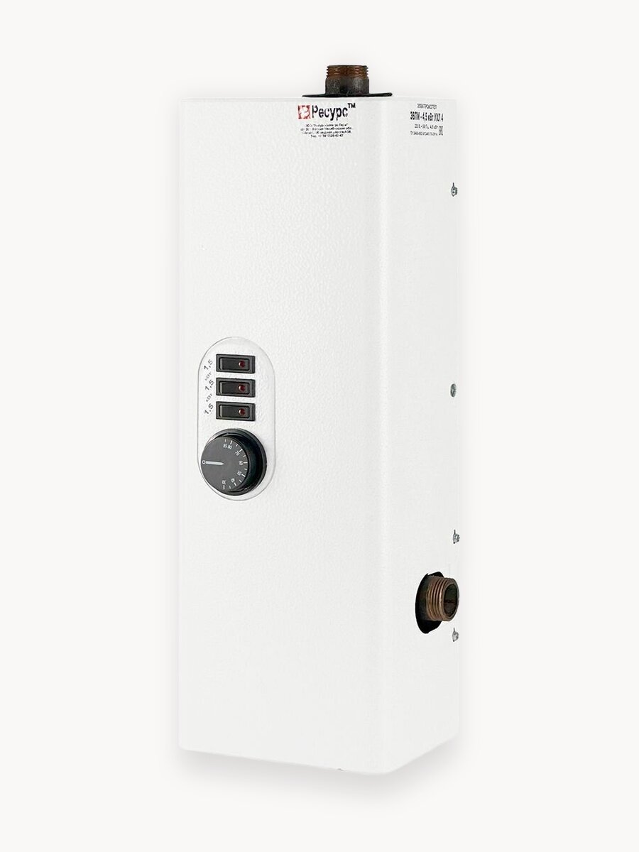 Электрокотел для отопления Ресурс ЭВПМ- 4,5 кВт (25) котел электрический