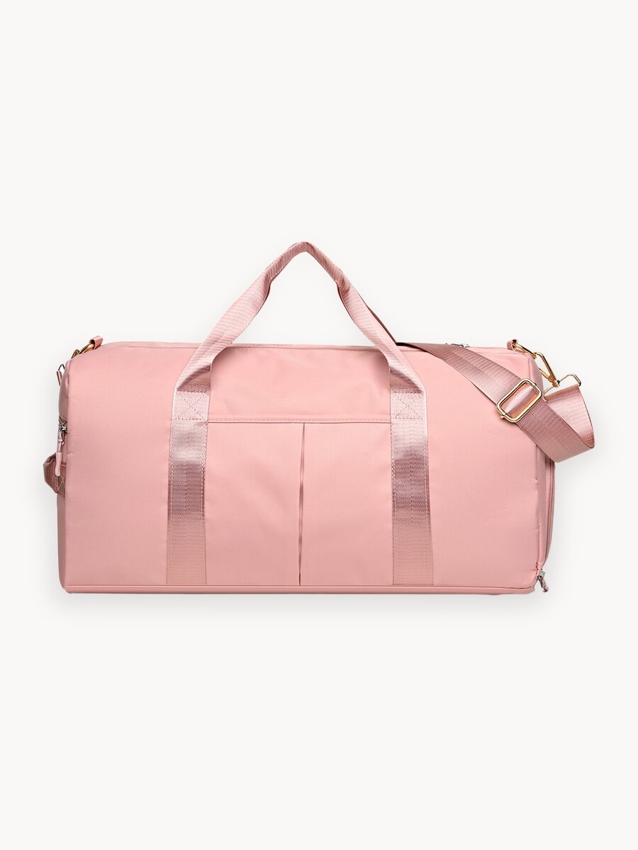 Сумка спортивная Loui Vearner, 17 л, 47х31х12 см, ручная кладь, розовый