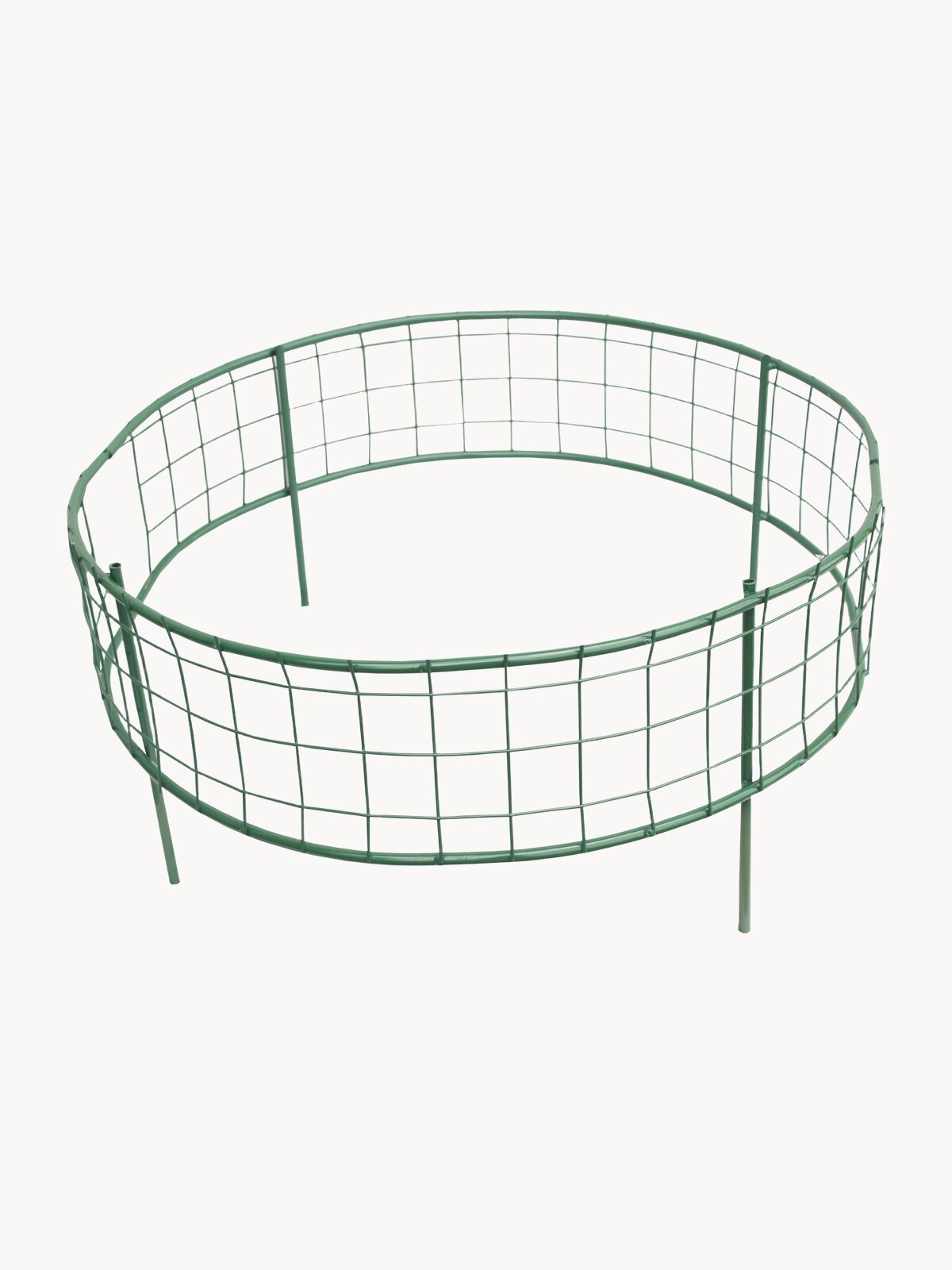 Клумба Клевер-С Решетка, садовая, металлическая, зеленая, 0,7x0,55х0,37м