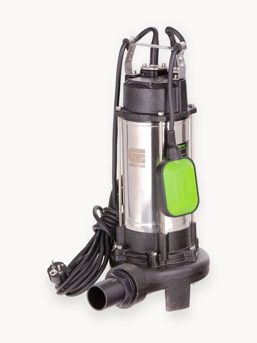 Фекальный насос СФН1500-Н, 1500 Вт, напор 19 м, 25000 л/ч, нож Сибртех Сибртех