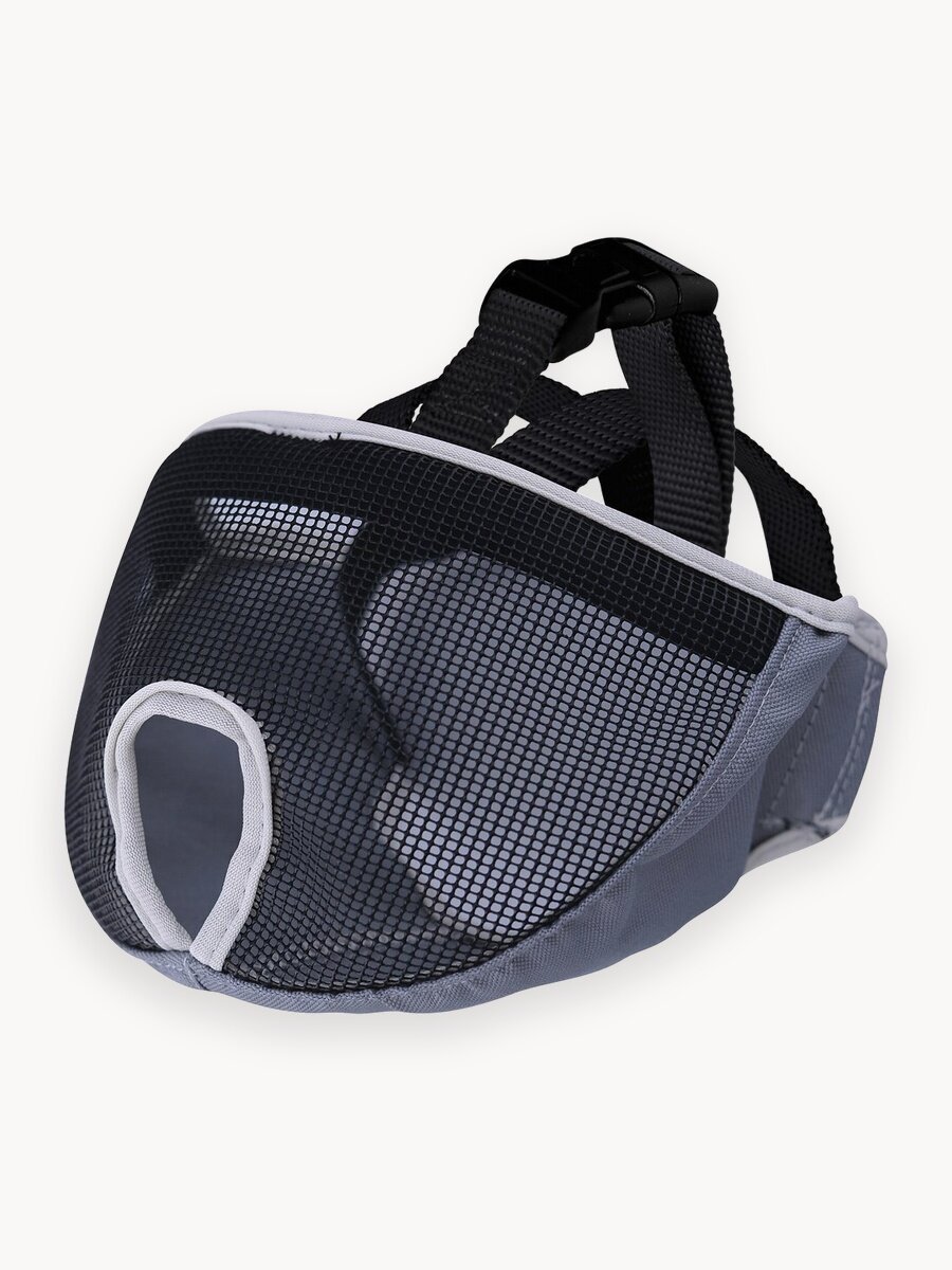 Намордник XS для собак с коротким носом, полиэстер, регулируемый