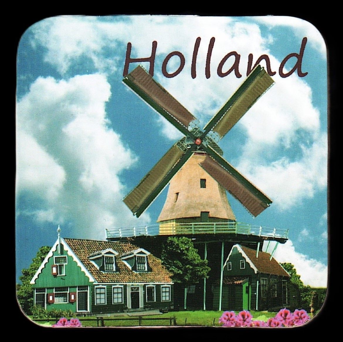 Бирдекель (костер) Holland Molen №2 Нидерланды (подставка под пивной бокал)