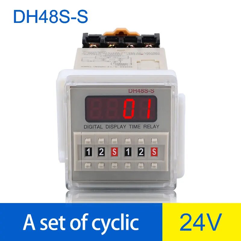 Цифровое реле времени DH48S-S AC220V SH48S-S 24V