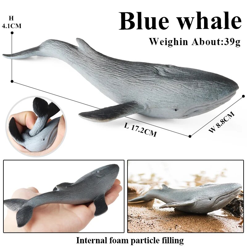Oenux Sea Life Animals Фигурки Синий, without box