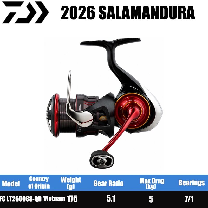 DAIWA 2026 SALAMANDURA безынерционная катушка для спиннинга FC LT2500SS-QD
