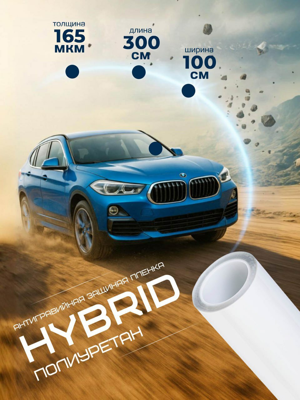 Пленка для авто. Полиуретановая пленка ODEKO защитная полигибридная