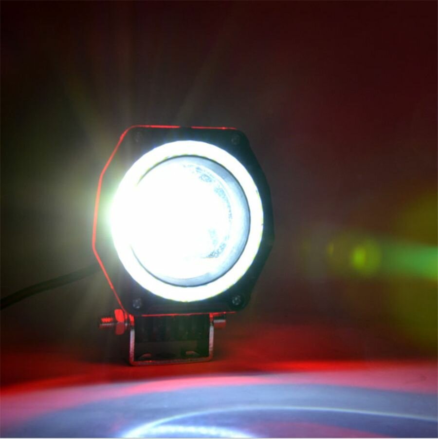 2X 2,75 дюйма 70 Вт 5000ЛМ CREE Led Pods Work Light Лампа Точечного Освещения С Ангельским