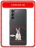 Чехол на Samsung Galaxy S21 / Самсунг Галакси S21 с принтом "Heal the rabbit", п...