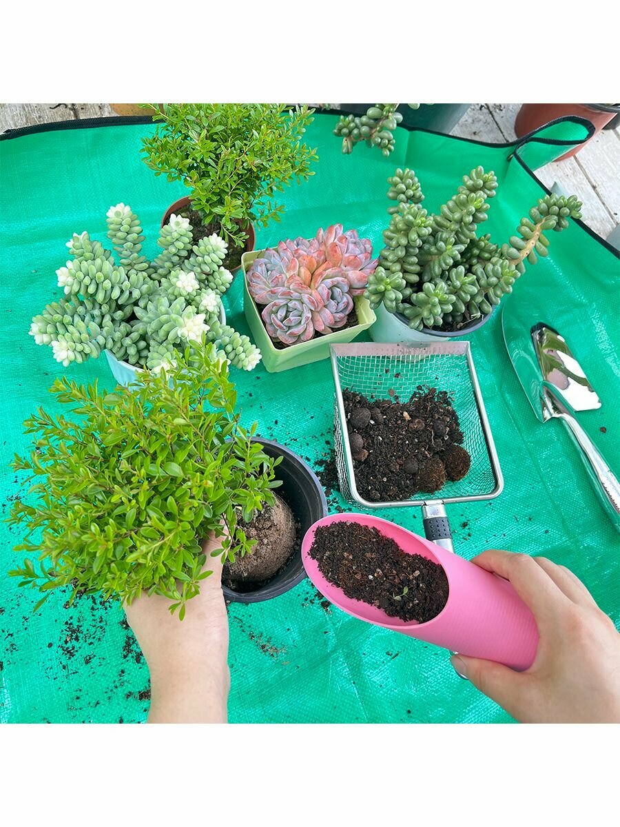 Садовое сито 29х14 см для просеивания грунта и песка