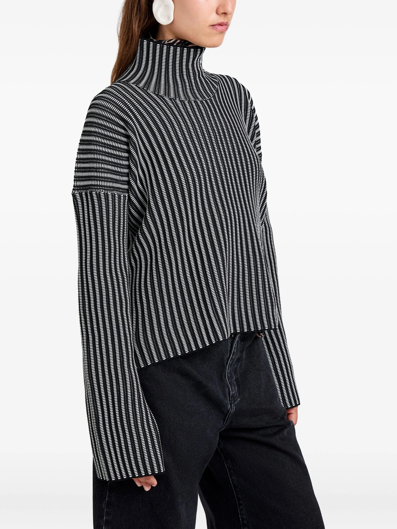 Толстовка Proenza Schouler White Label, размер M, , черный — фото 1