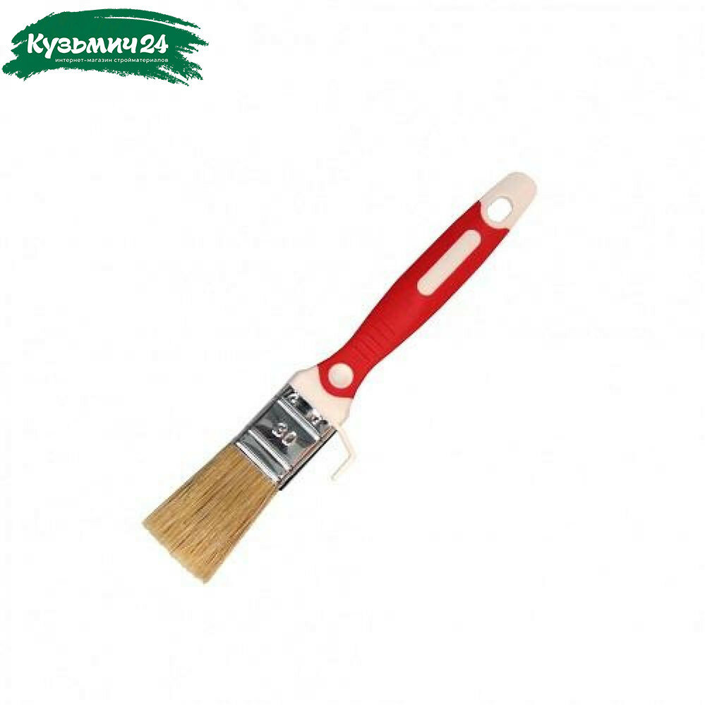 Кисть для эмалей натуральная щетина 30 мм Parade, 2 шт