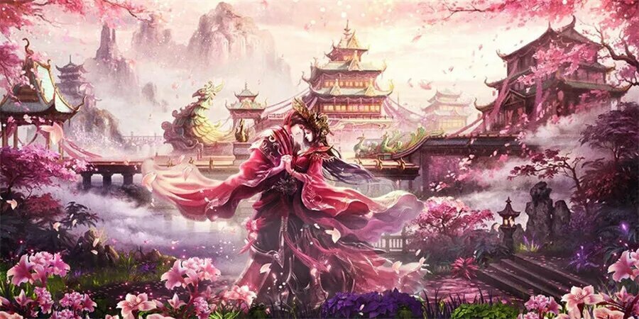 Алмазная картина Huacan Сакура FullRound50X105cm, 9523