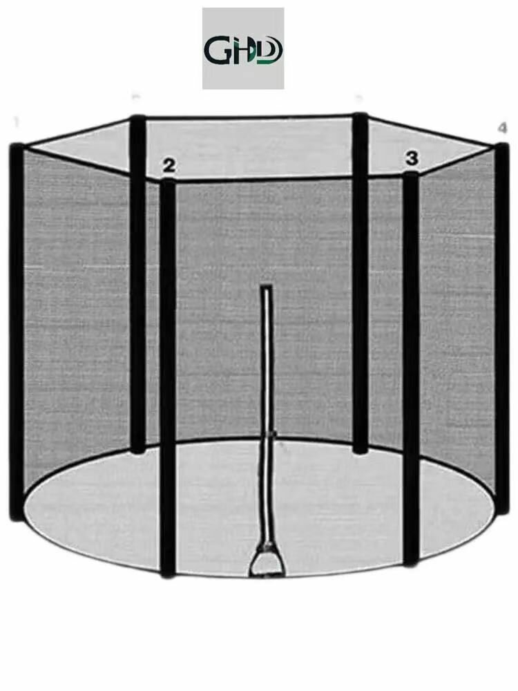 Безопасная сетка для защитн батута для замены 10 футов 6 столбы (306cm)