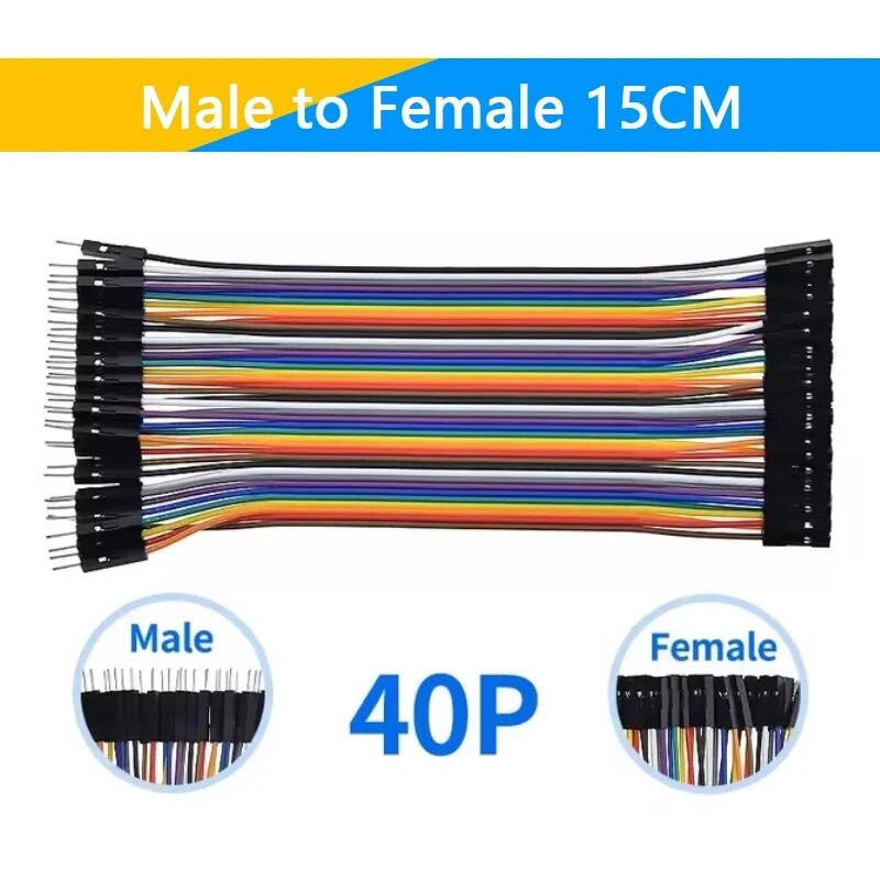 Dupont кабель Male to Female 15CM, 40P, 1PCS