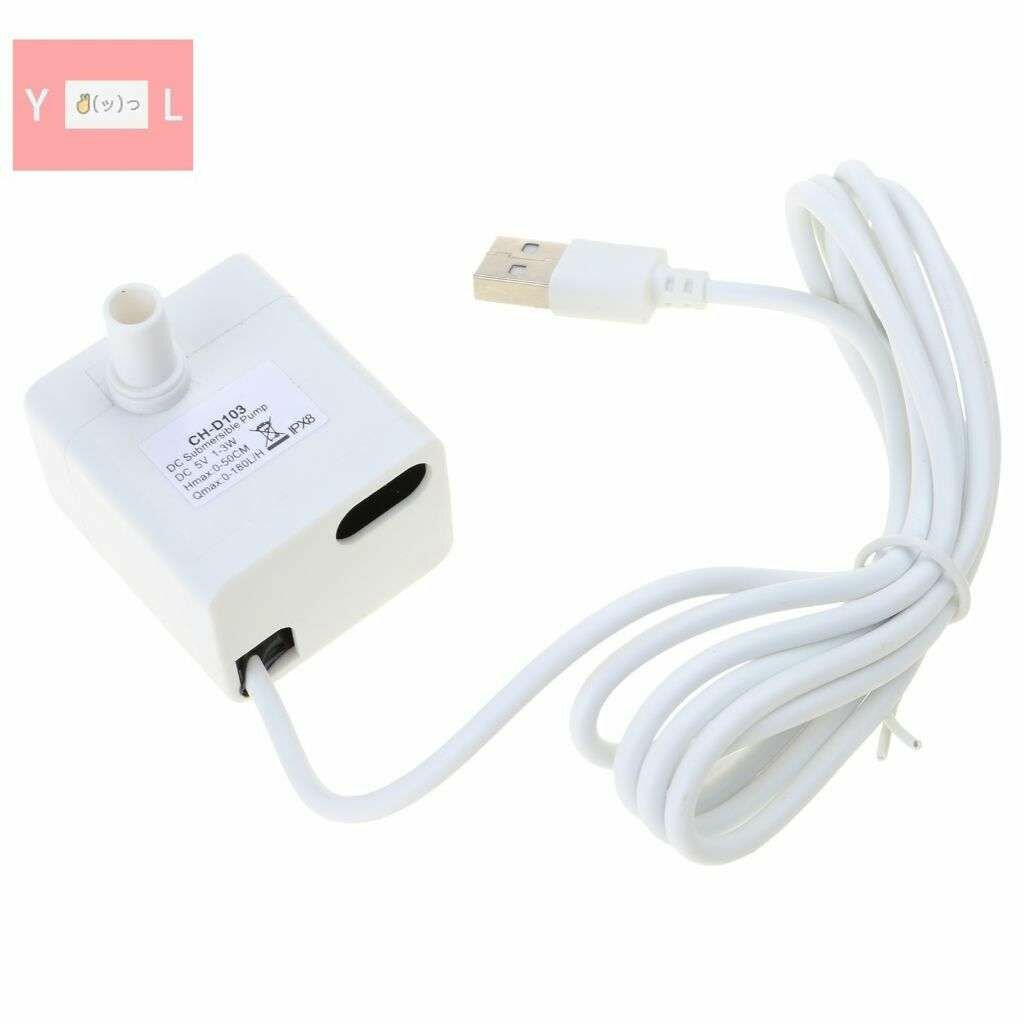 Сменный насос для фонтана с водой домашних животных, тихий присоской, 3 уровня, регулируемый