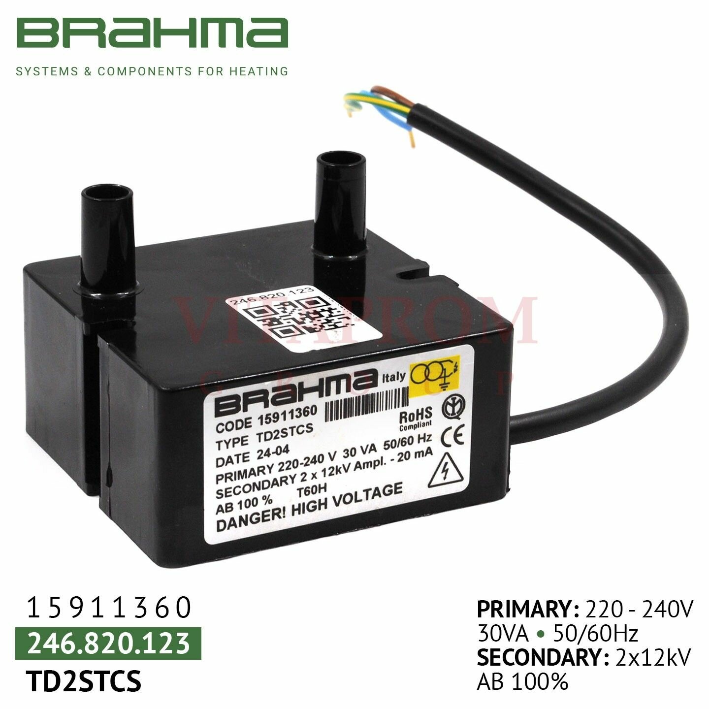Трансформатор Brahma TD2STCS, 15911360