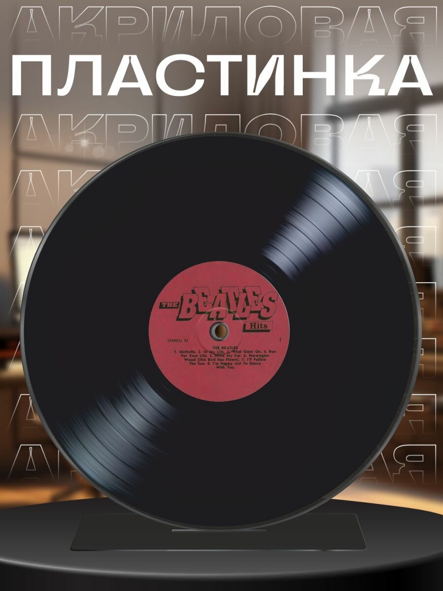 Пластинка интерьерная акриловая The Beatles
