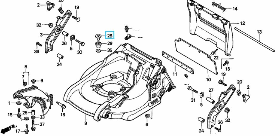 Воротниковая втулка, рама двигателя; Артикул Honda: 91651VE0750 (Оригинал)