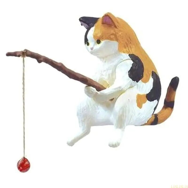 Фигурка кота рыбака, цвет for style for one