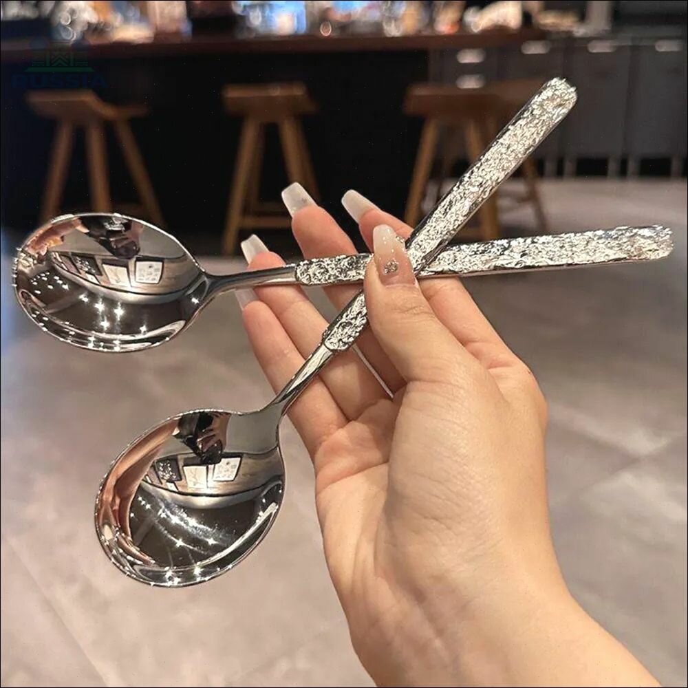 Ложка для салата Ложка 2 предм. серебристый