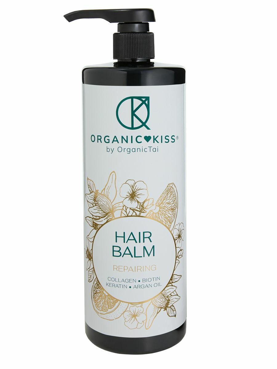Бальзам для волос Organic Tai "Organic Kiss" профессиональный восстанавливающий, 1000 мл